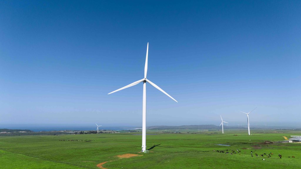 Wind farms in South Africa “provide a substantial income to the local ...